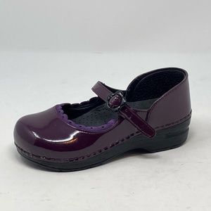 Dansko | Shoes | Dansko Girls Jill Purple Patent Leather Mary Janes ...